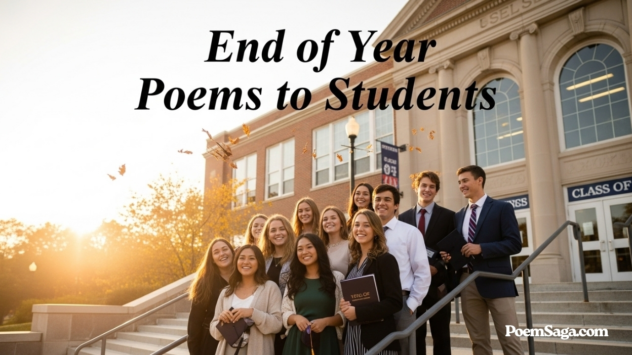 End of Year Poems to Students 2025 - poemsaga.com